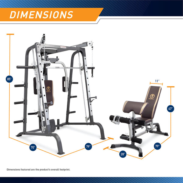Marcy Diamond Smith Machine & Cage System | MD-9010G