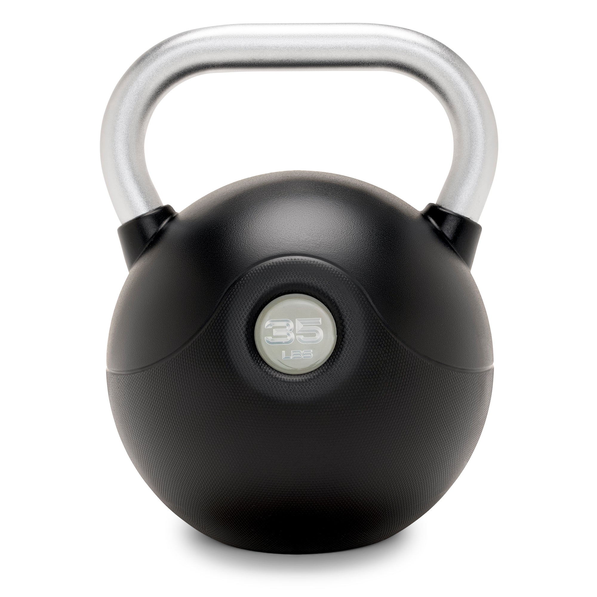 Marcy 35lb Poly Urethane Coated Kettlebell with Chrome Handle - Sage
