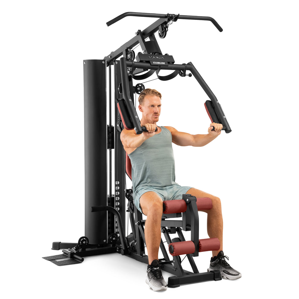 Marcy 120lb Home Gym with Reverse Row and Leg Press | MWM-0623