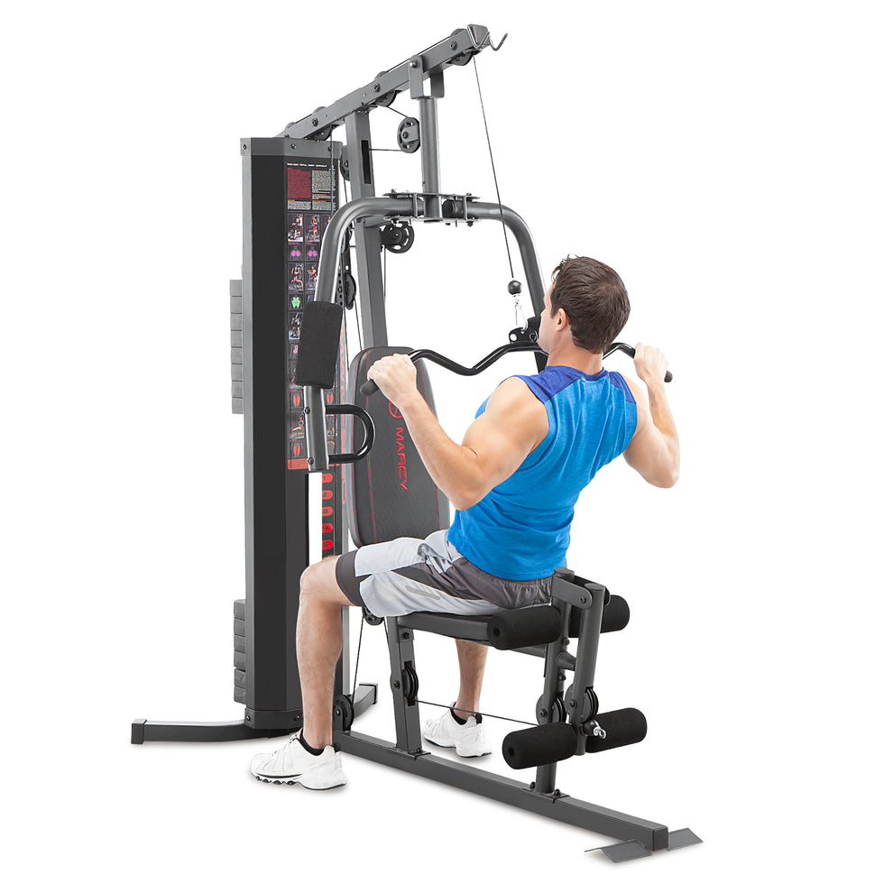 Marcy 150lb Stack Home Gym with Black Accents | MWM-990