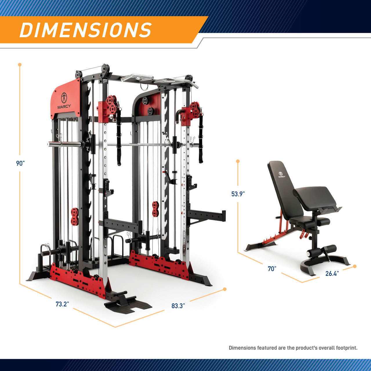 Marcy Smith Cage Home Gym System | SM-7553