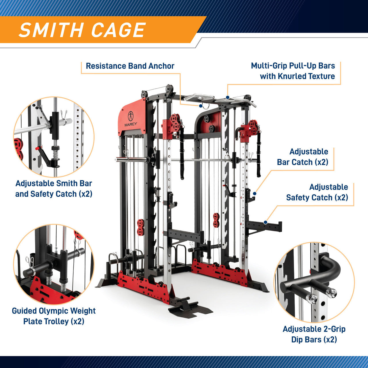Marcy Smith Cage Home Gym System | SM-7553