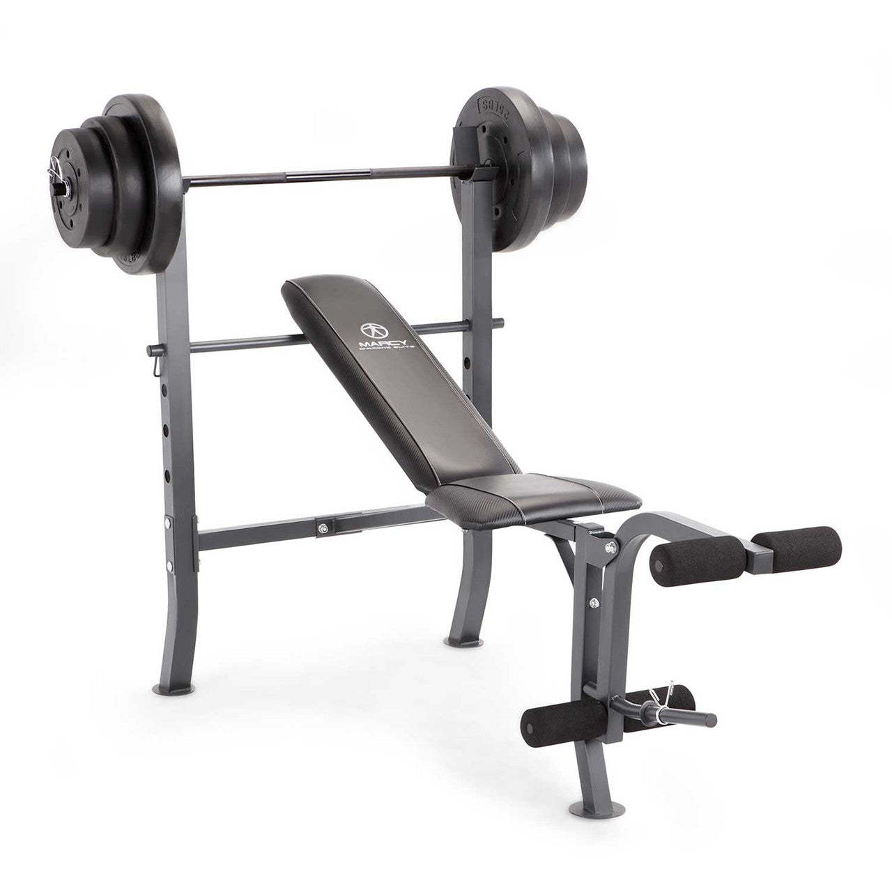 Marcy Diamond Elite MD-2082W Standard Bench w/ 100lb Weight Set